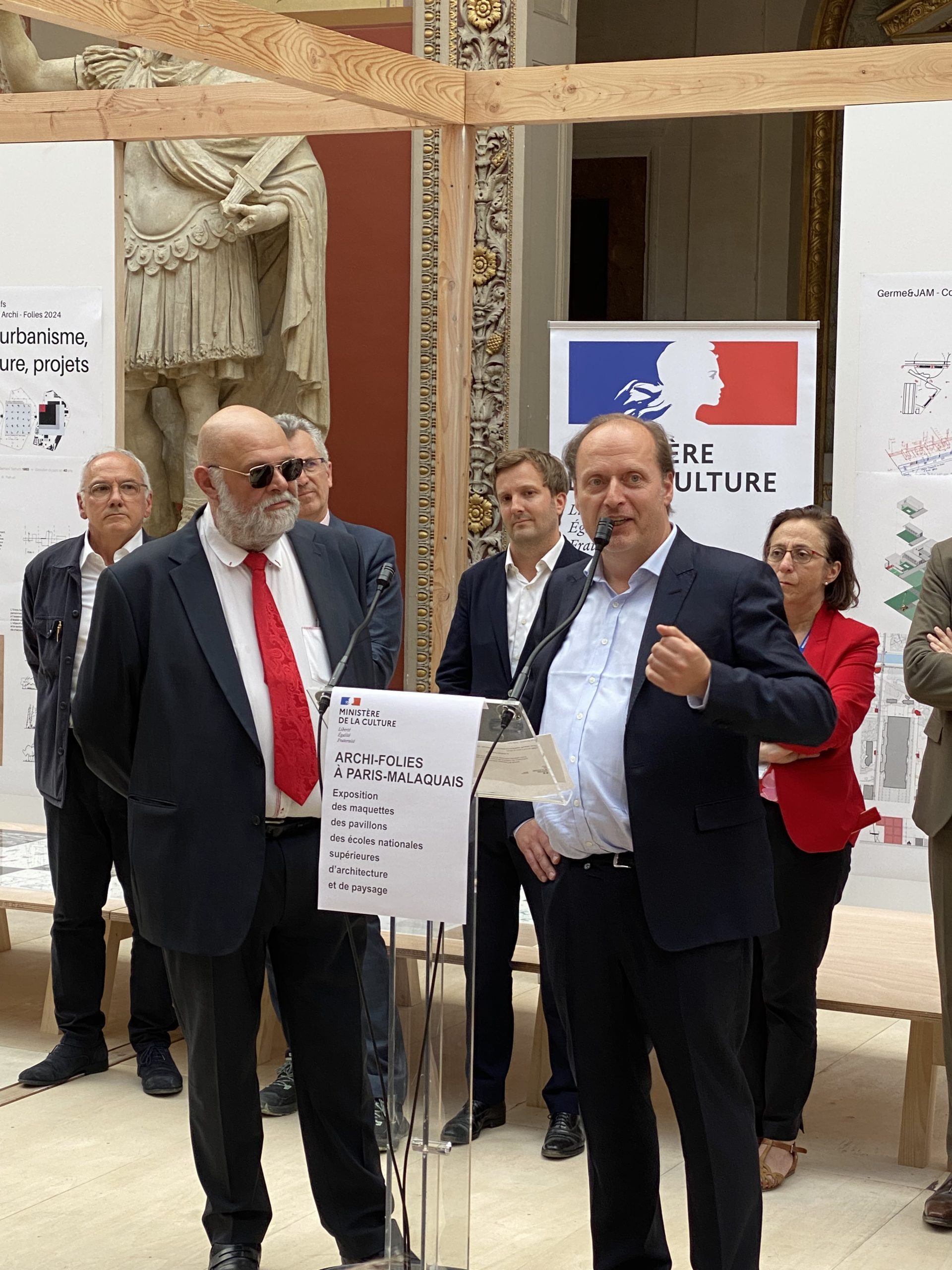 Inauguration du projet Archi-Folies 2024 : la filière acier ...